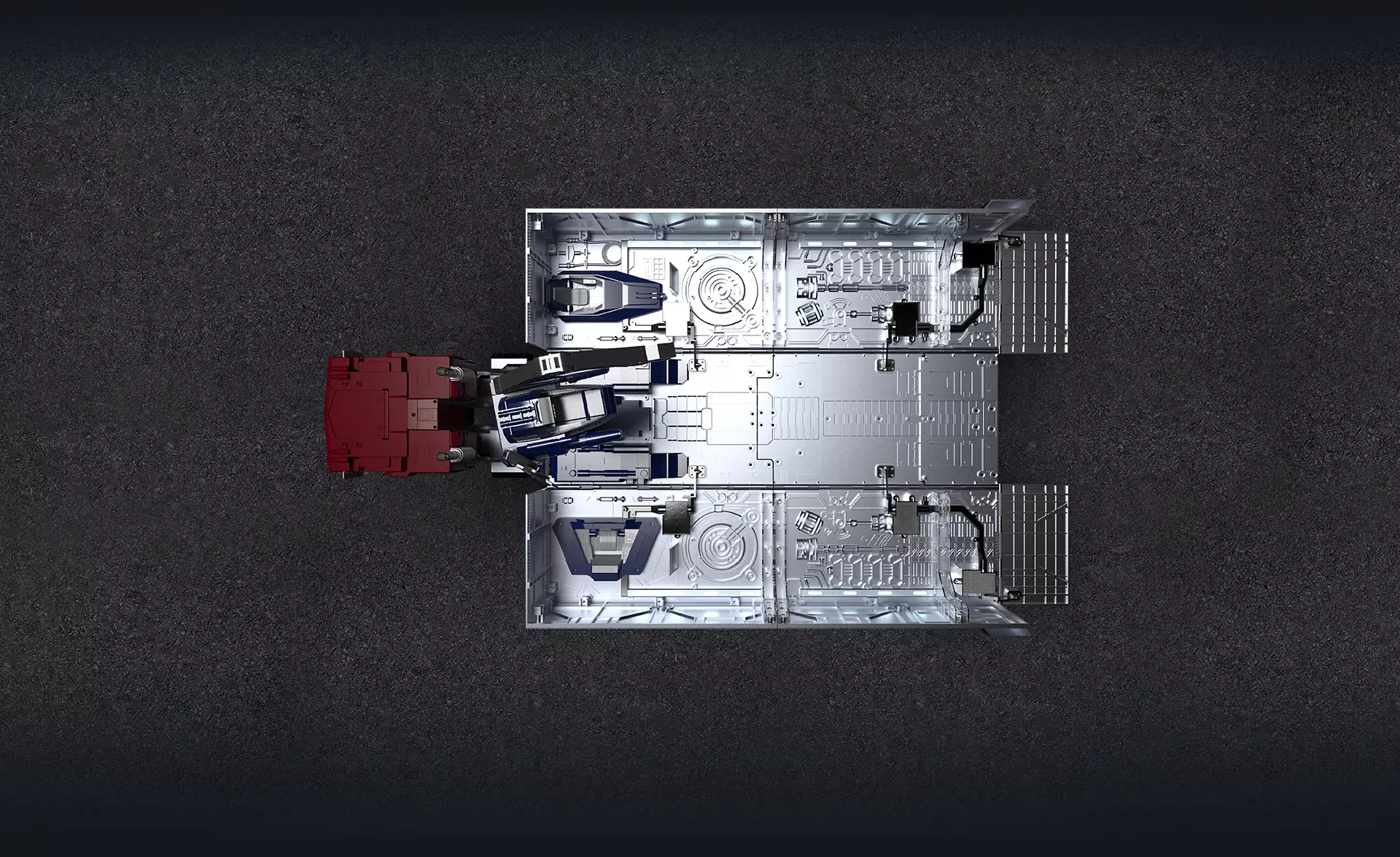 Robosen Flagship Optimus Prime Trailer Kit